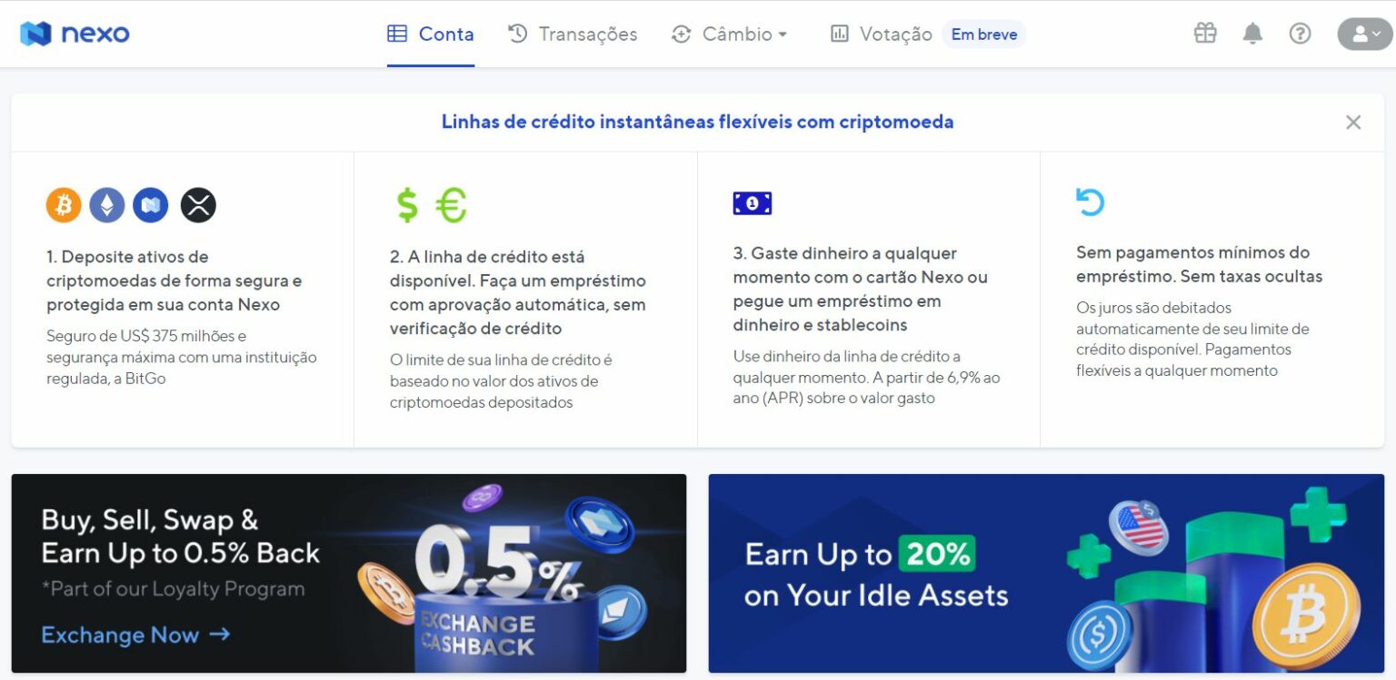 Nexo Review – Opiniões, plataforma e comissões em [year]